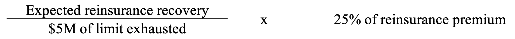 Accounting Reinstatement Premiums | Reasonable Estimation
